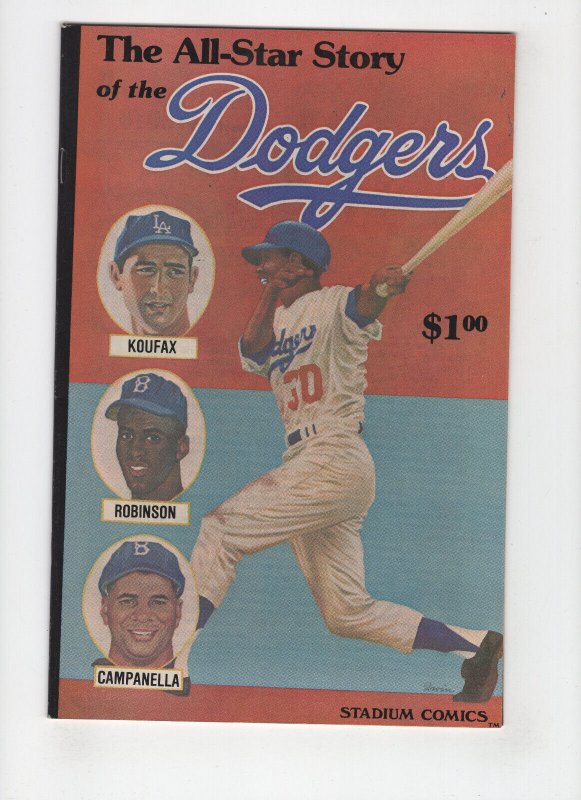 The All-Star Story of the Dodgers (Stadium Comics 1979) | Comic Books ...