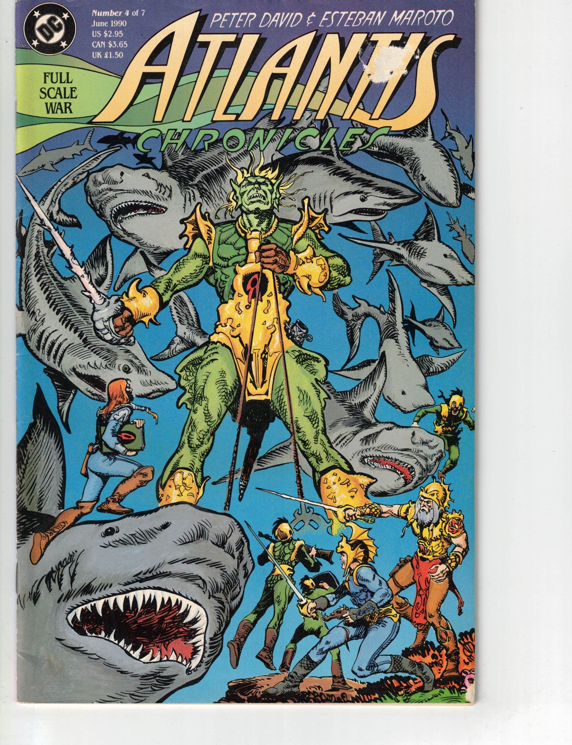 The Atlantis Chronicles #4 (1990) DAMAGED | Comic Books - Copper Age ...
