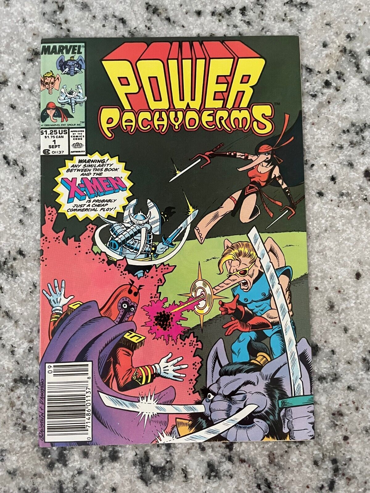 Power Pachyderms # 1 NM- Marvel Comic Book X-Men Wolverine Avengers ...