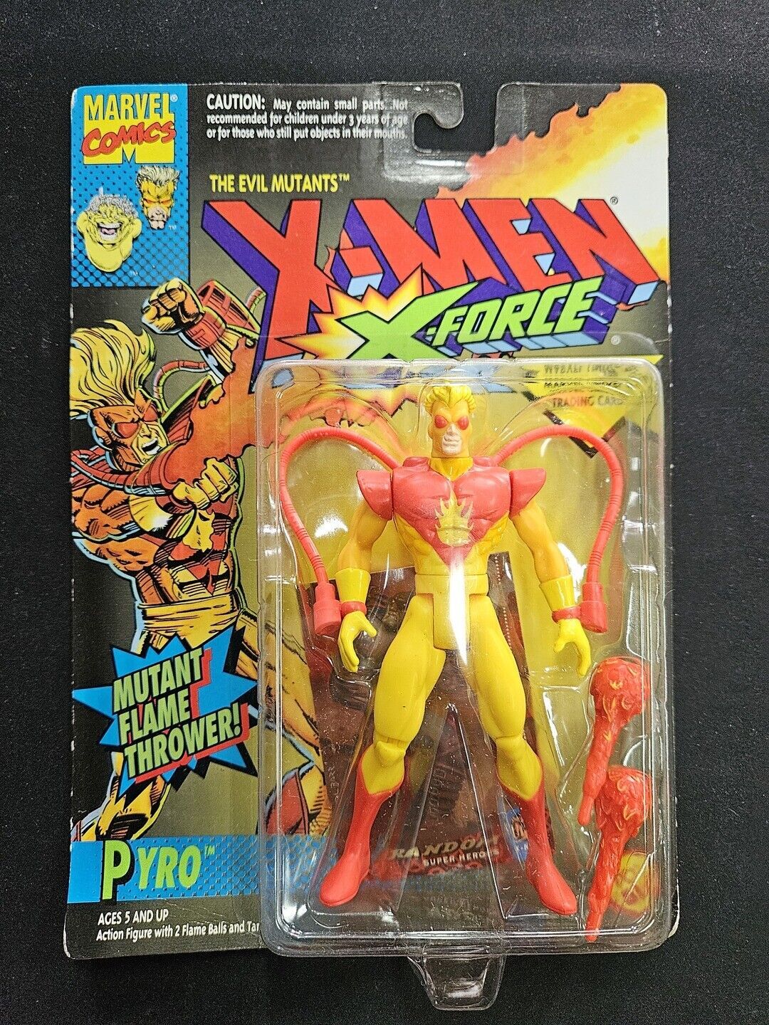 X-Men The Evil Mutants "Pyro" Mutant Flame Thrower! 1994 Marvel Action ...