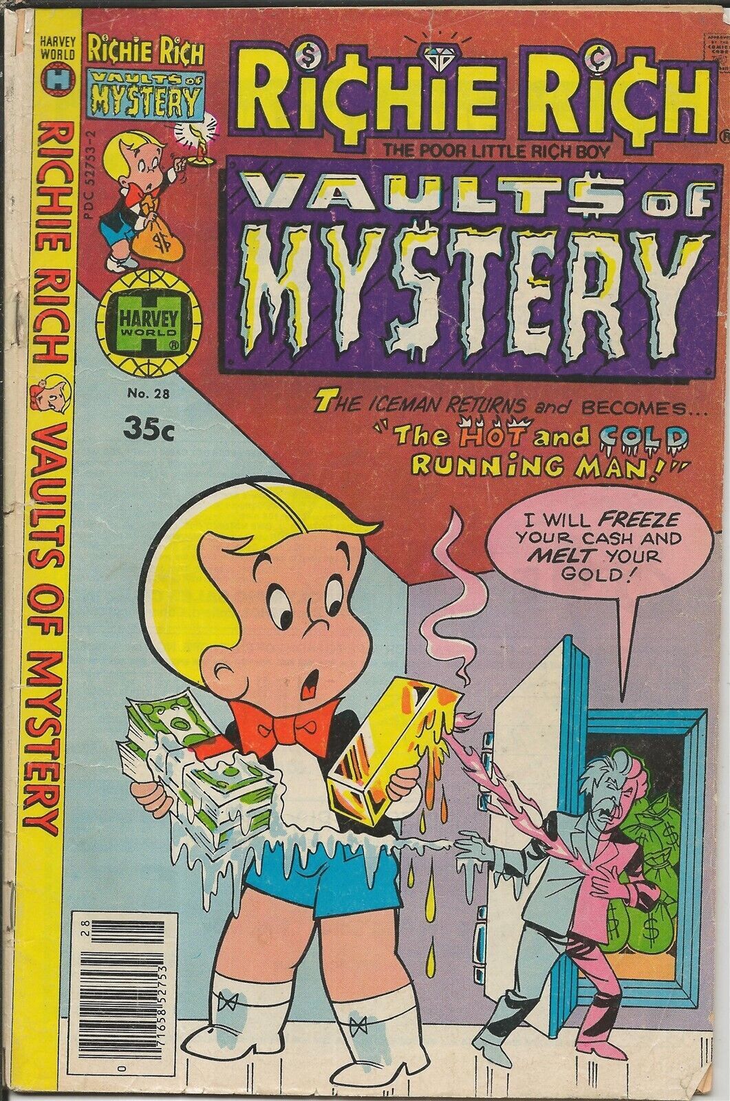 Richie Rich Vault of Mystery #28 ORIGINAL Vintage 1979 Harvey Comics ...