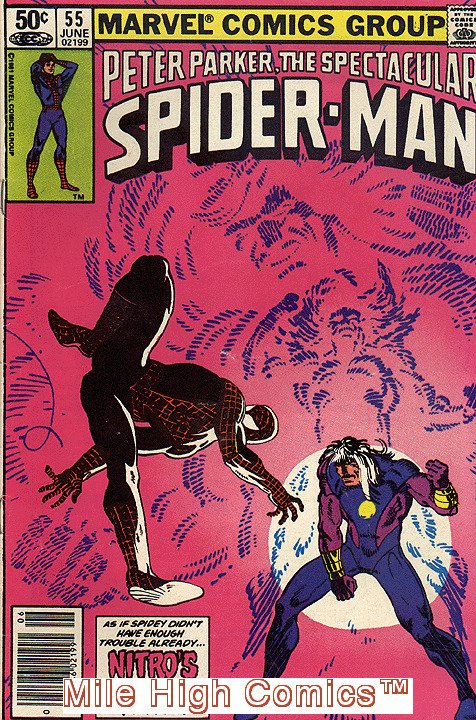 Peter Parker (1976 Series) (Spectacular Spider-Man) #55 Newsstand Fair ...