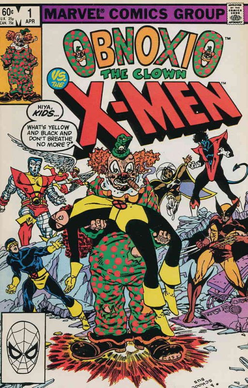 Obnoxio the Clown #1 VF ; Marvel | vs the X-Men | Comic Books - Bronze ...