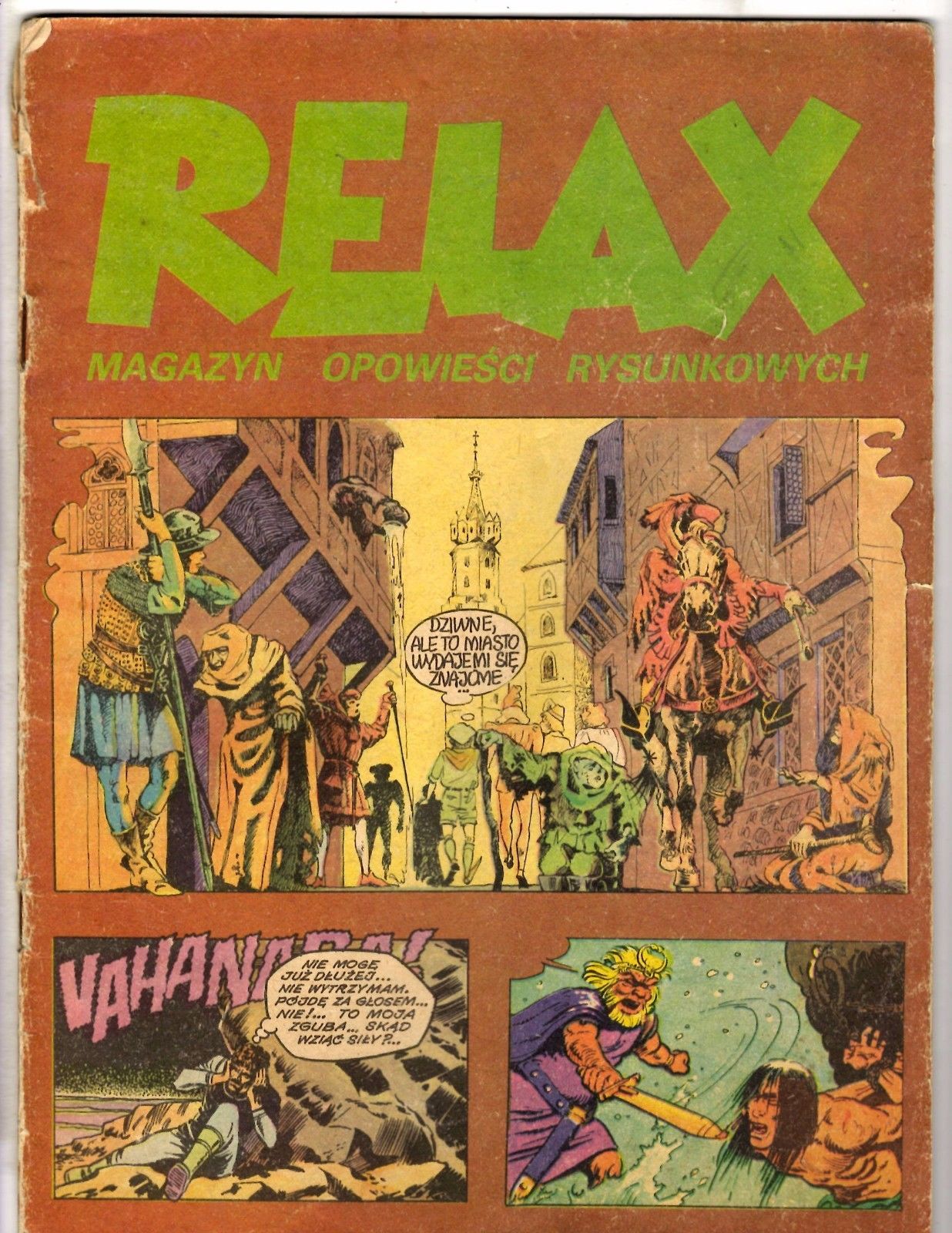 Relax Magazine POLISH Language 1970's Comic Book Thorgal Syn Burzy ...