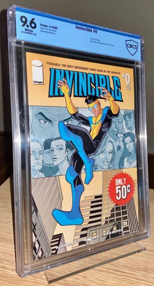 Invincible #0 - Key comic & Origin of Invincible! CBCS 9.6 - Brand New ...