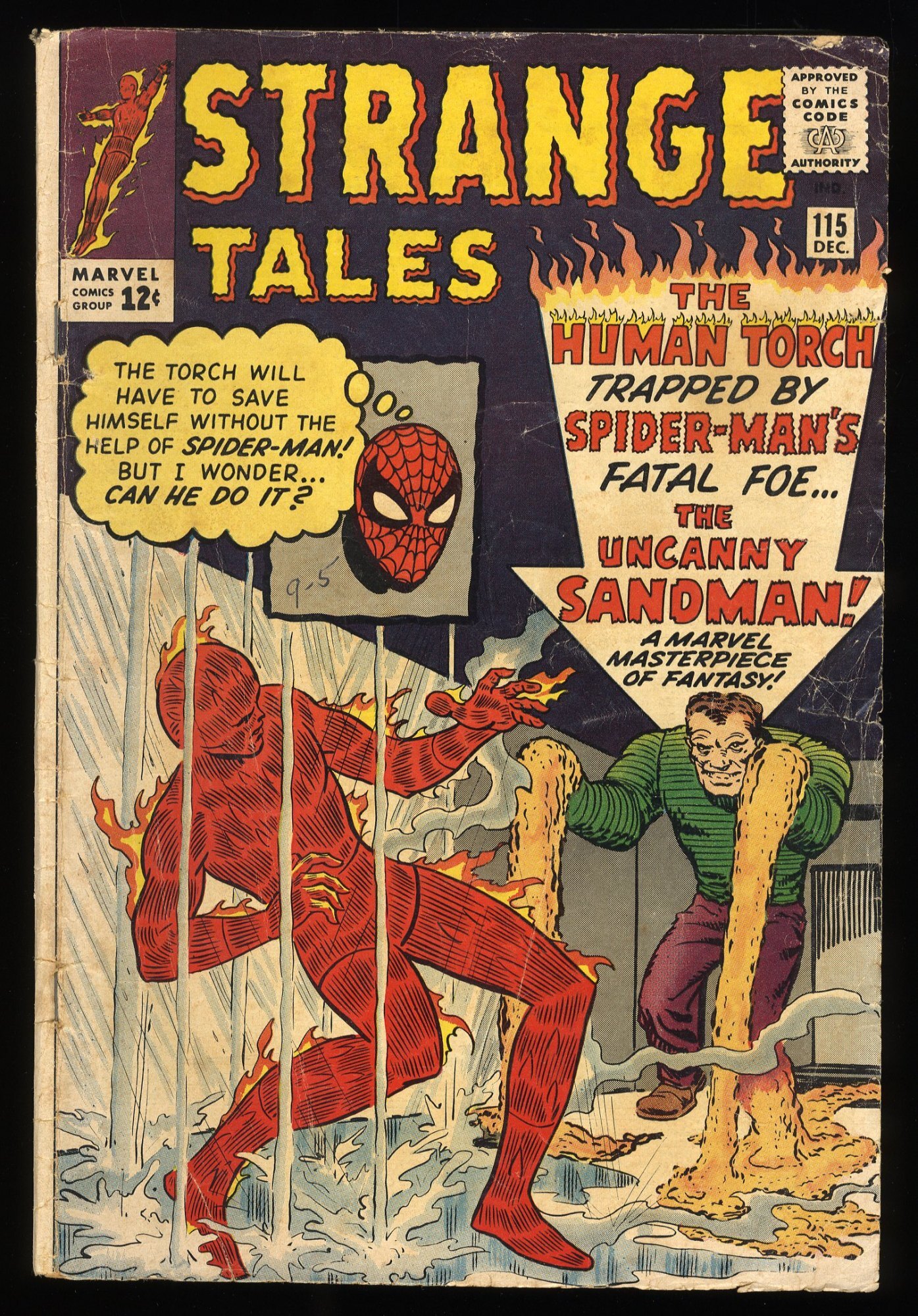 Strange Tales #115 GD 2.0 Spider-Man Origin Doctor Strange! | Comic ...