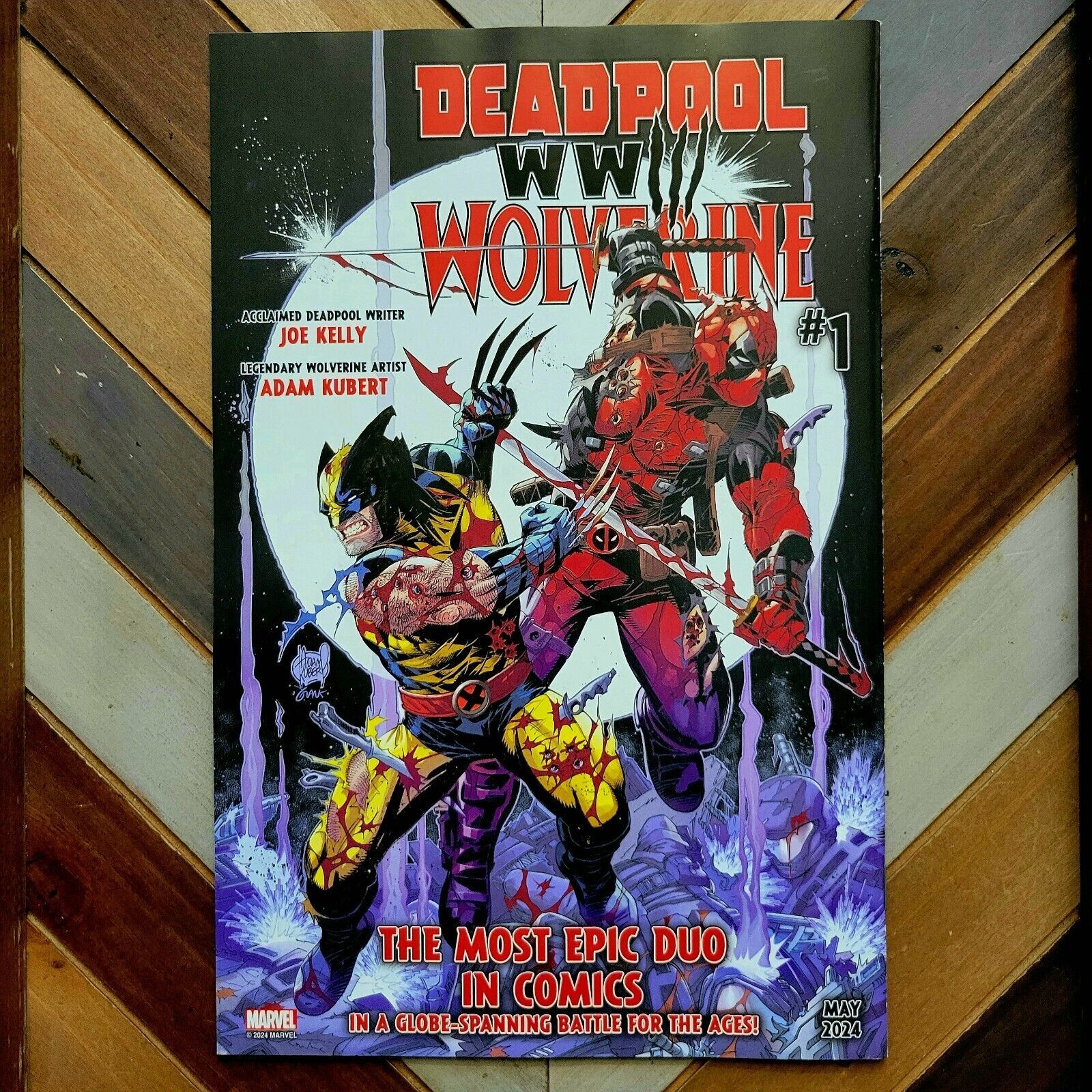 DEADPOOL #1 NM/New (Marvel 2024) 1st App DEATH GRIP New Series Premiere ...
