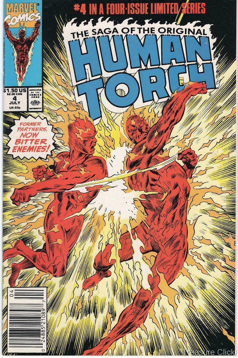 Marvel Comics # 4 July The Saga of The Original Human Torch! | Comic ...