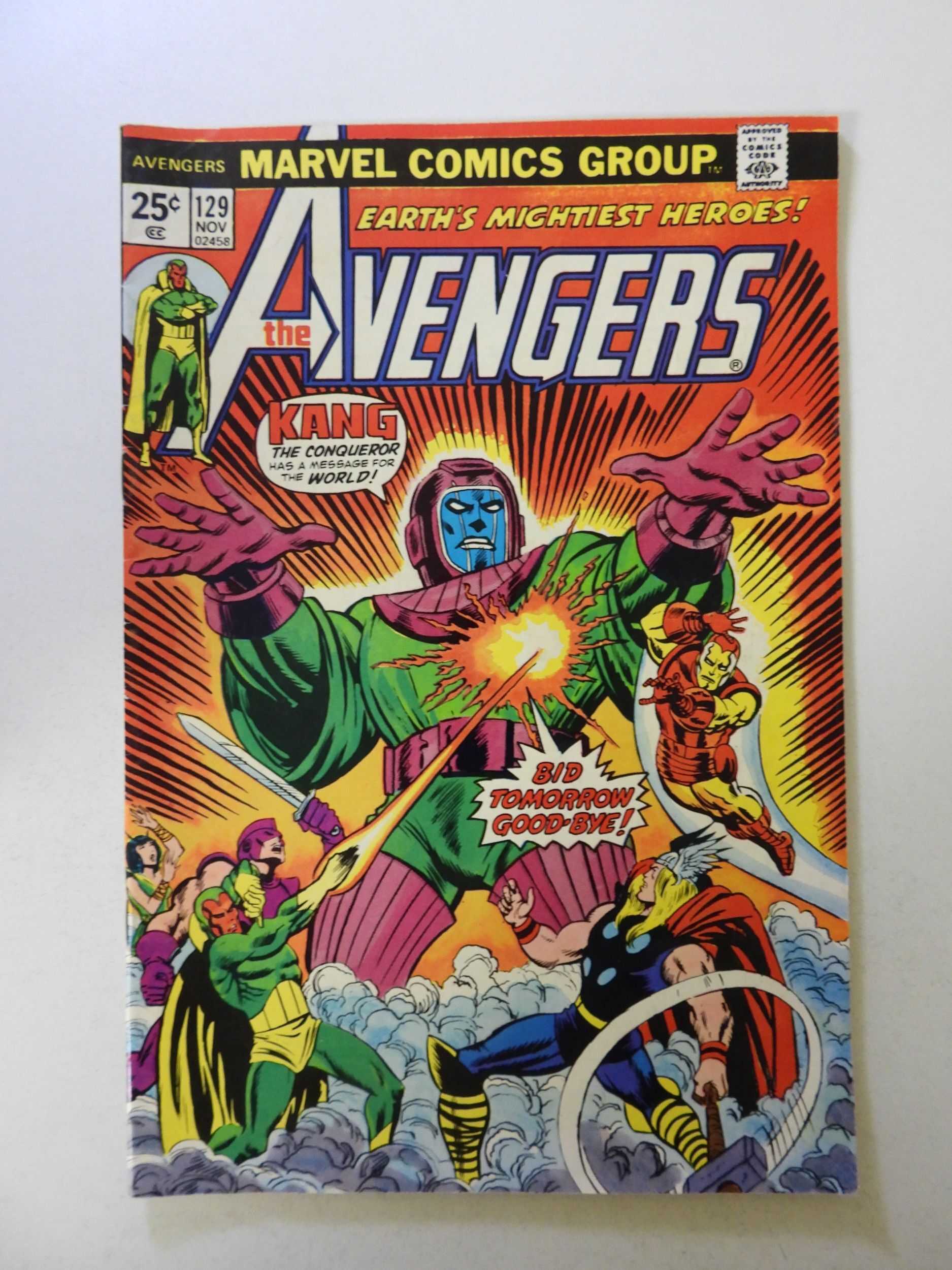 The Avengers #129 (1974) FN+ condition MVS intact | Comic Books ...