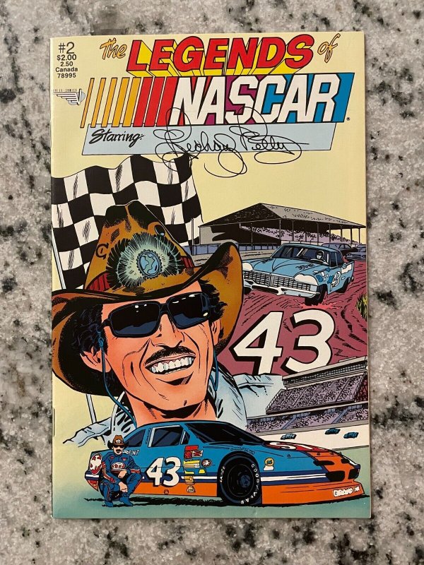 The Legends Of Nascar #2 NM Vortex Comic Book Richard Petty Stock Car ...