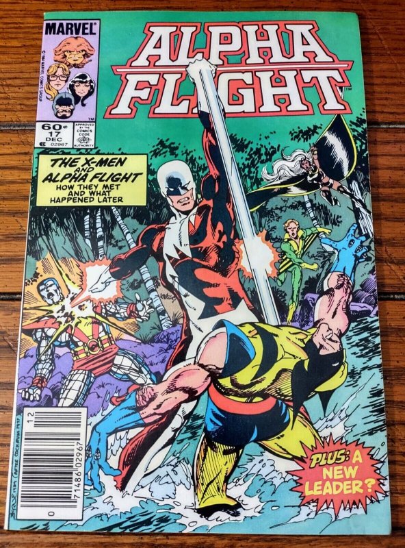 ALPHA FLIGHT # 17 1984 VF+ 8.5 X-Men 107 Homage Cover Wolverine ...