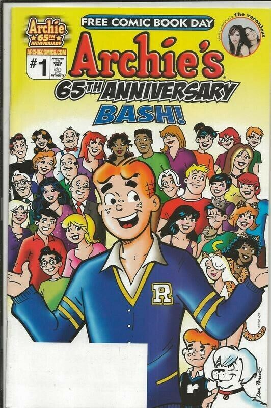 Archie's 65th Anniversary Bash FCBD ORIGINAL Vintage 2006 Archie Comics ...