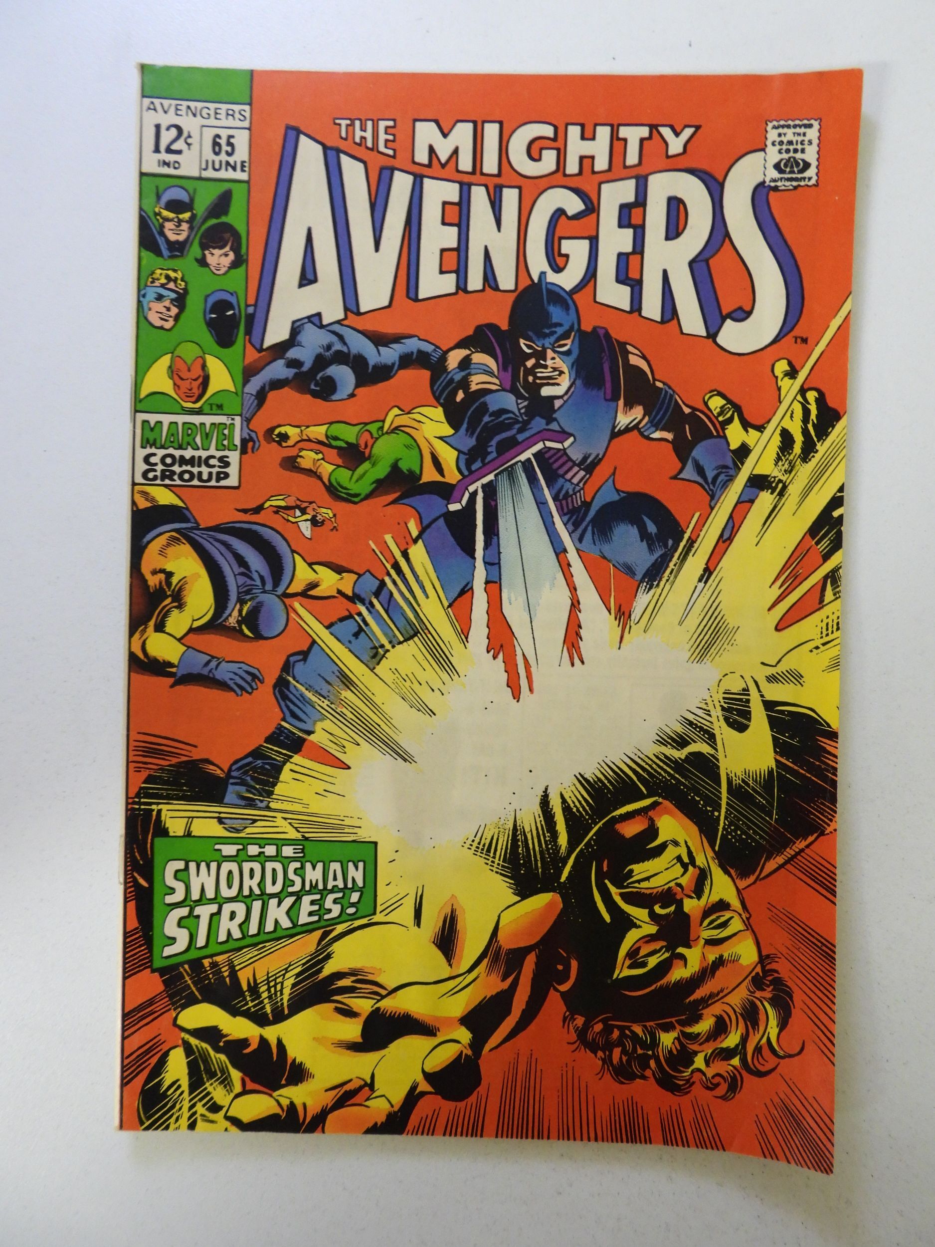 The Avengers #65 (1969) GD+ condition "moisture damage, mold" | Comic ...