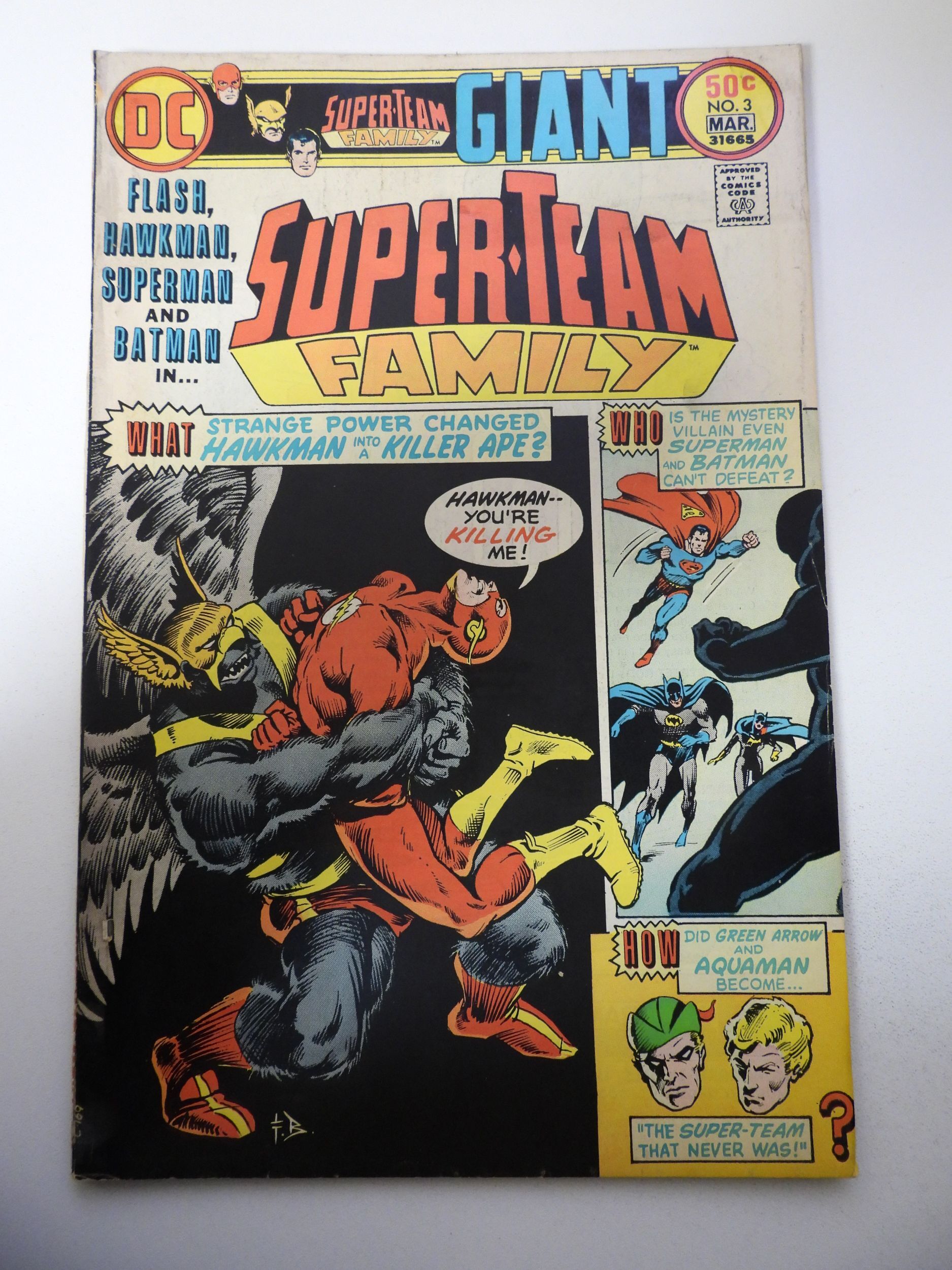 Super-Team Family #3 (1976) FN- Condition 1/4" Spine Split | Comic ...
