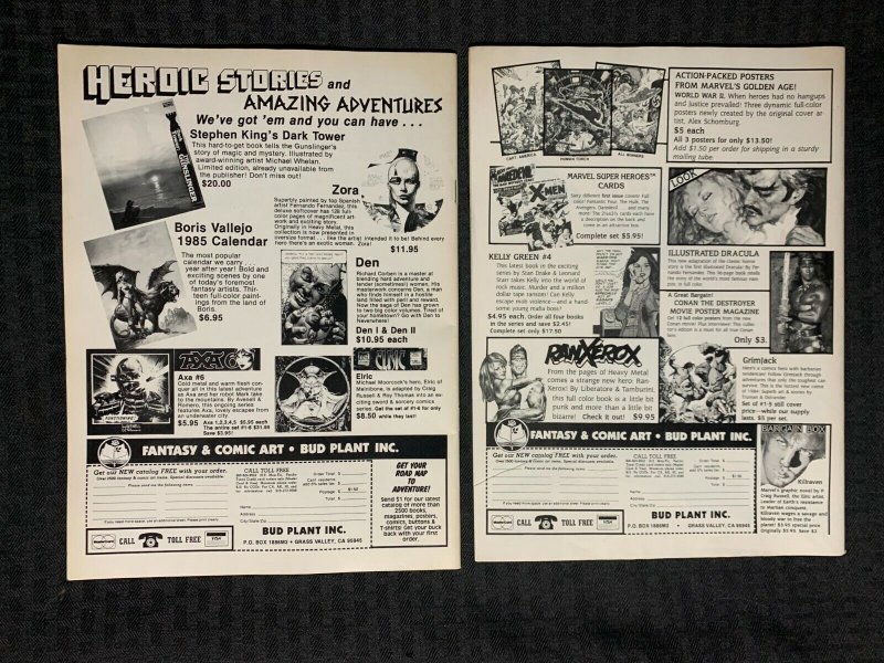 1984 SAVAGE SWORD OF CONAN Magazine #107 & 108 FN+/FVF LOT of 2 Norem ...