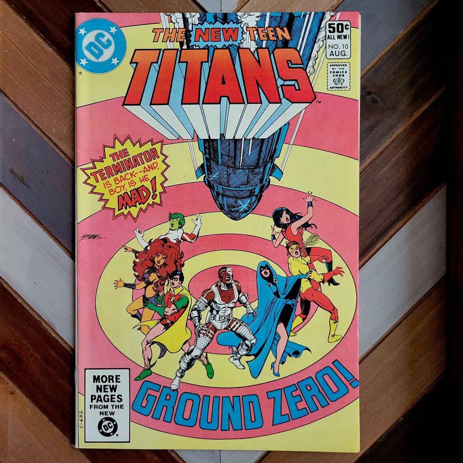 New Teen Titans #10 VF (DC 1981) 3rd appearance DEATHSTROKE! George ...