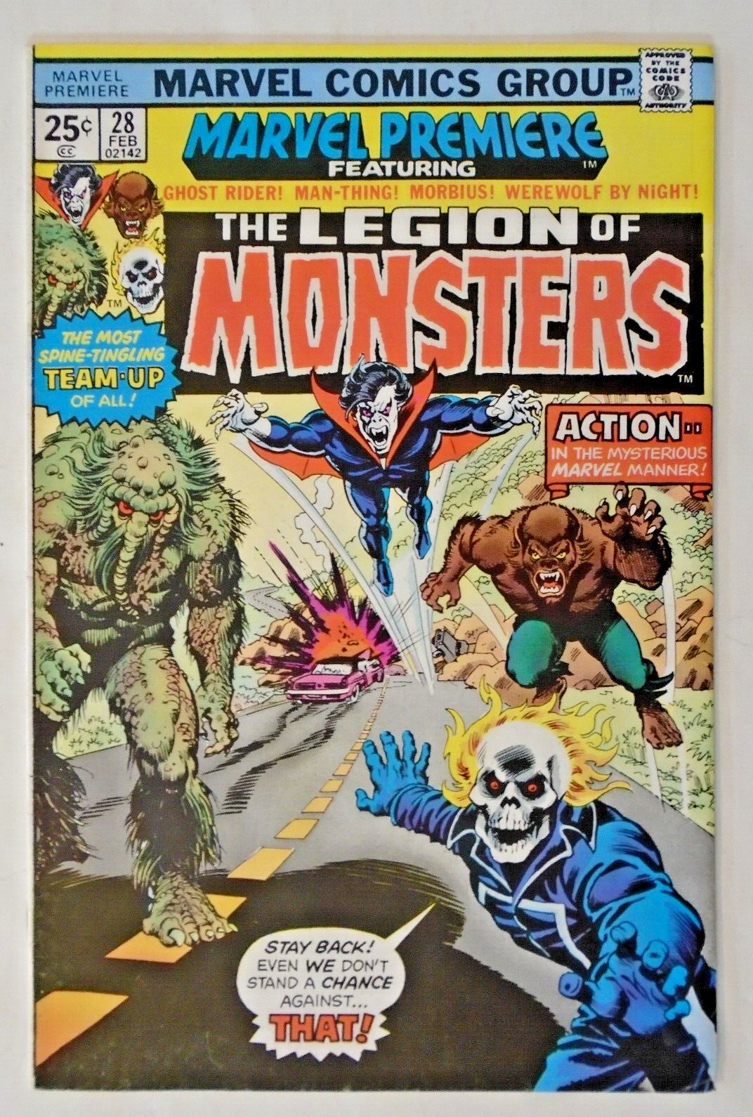 Marvel Premiere (1976 Marvel) #28vf-; 1st Legion of Monsters! | Comic ...