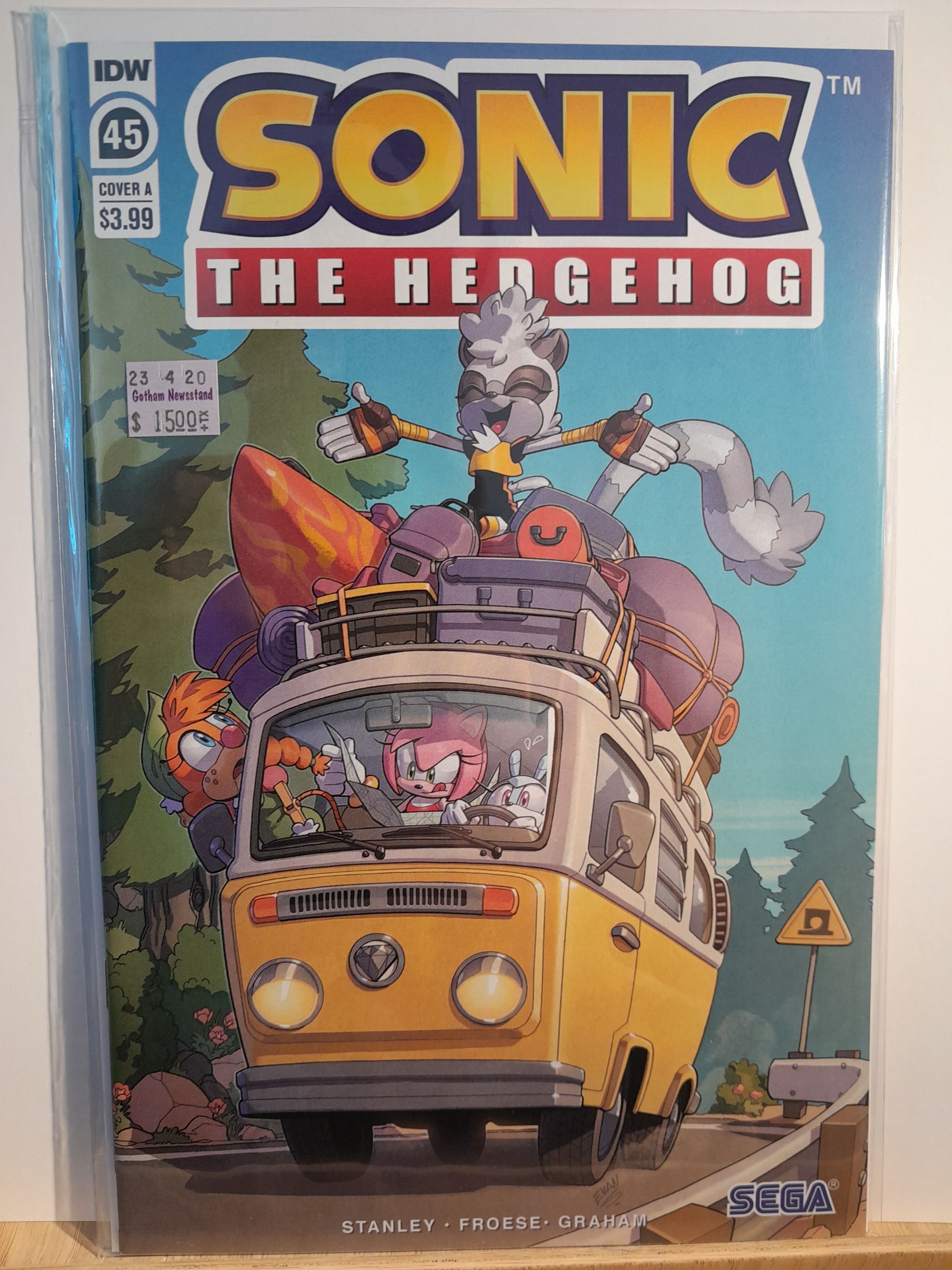 Sonic the Hedgehog #45 (2021) main cover NM IDW series (single copy ...