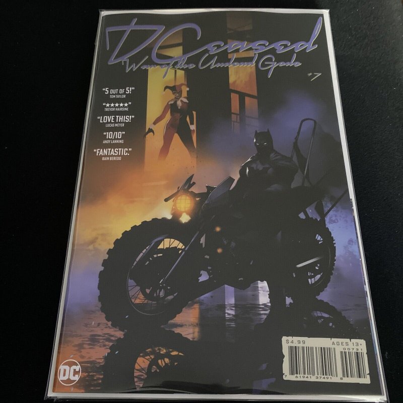 DC Comics Dceased WAR of the Undead Gods #7 Purple Rain Homage Variant ...