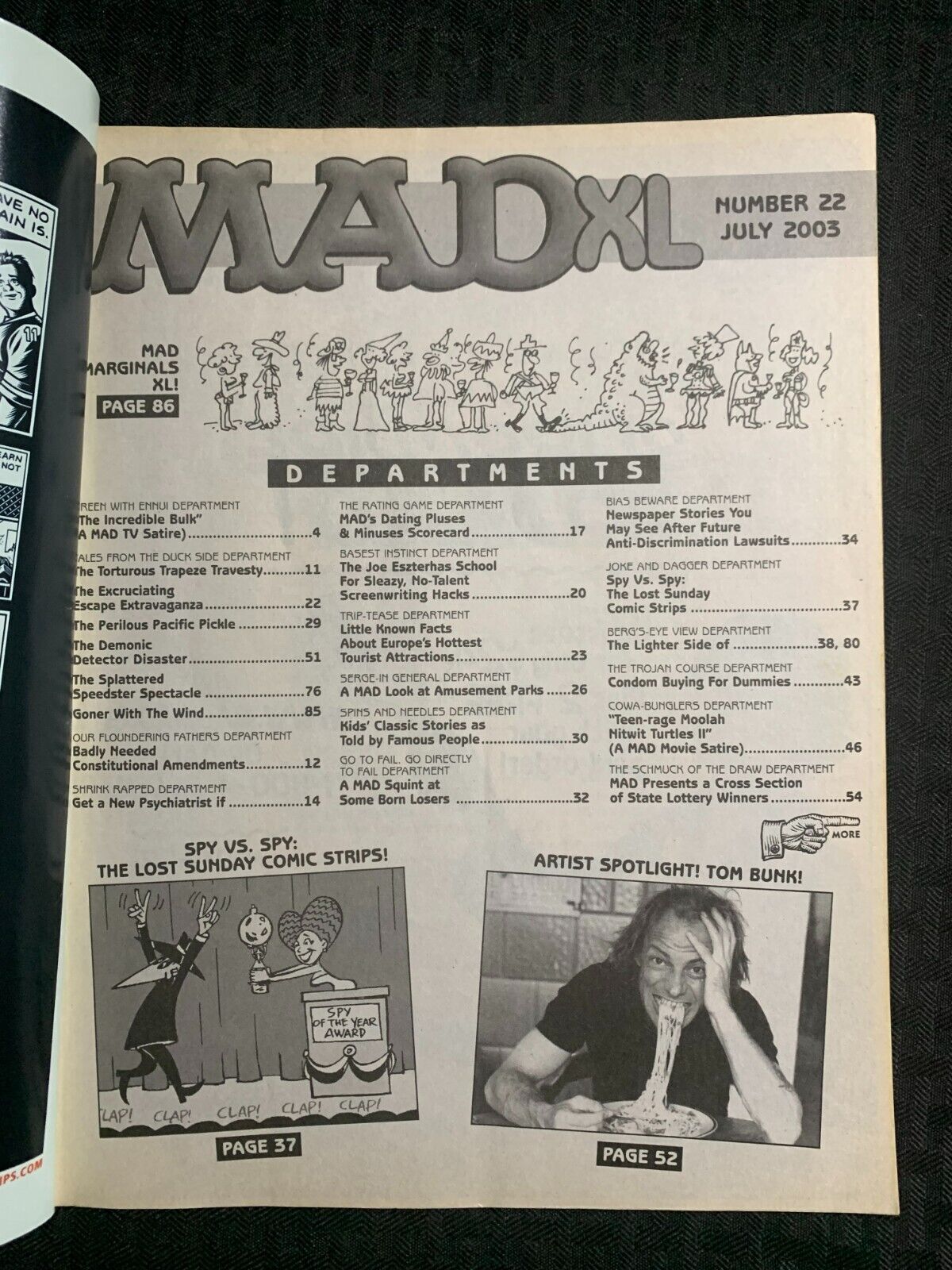 2003 MAD XL Magazine #222 VG- 3.5 Alfred E Neuman /Teenage Mutant Ninja ...