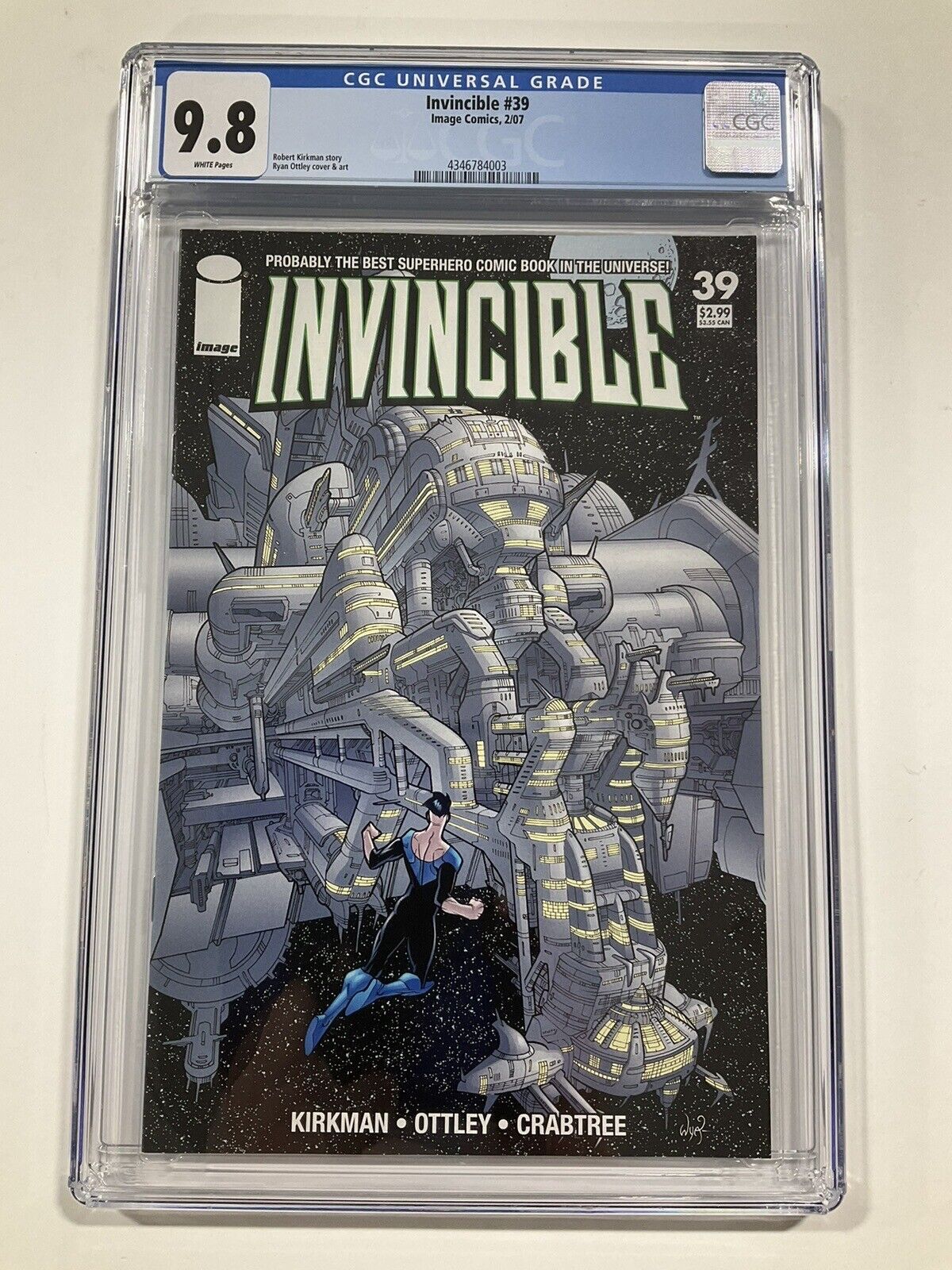 Invincible 39 CGC 9.8 White Pages Image 2007 | Comic Books - Modern Age ...