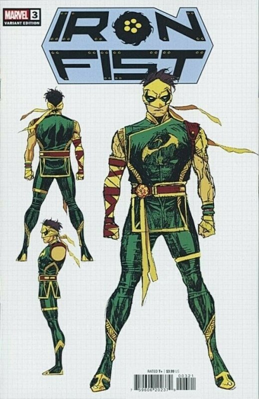 Iron Fist (2022) #3 NM Jim Cheung Design Variant Cover | Comic Books ...