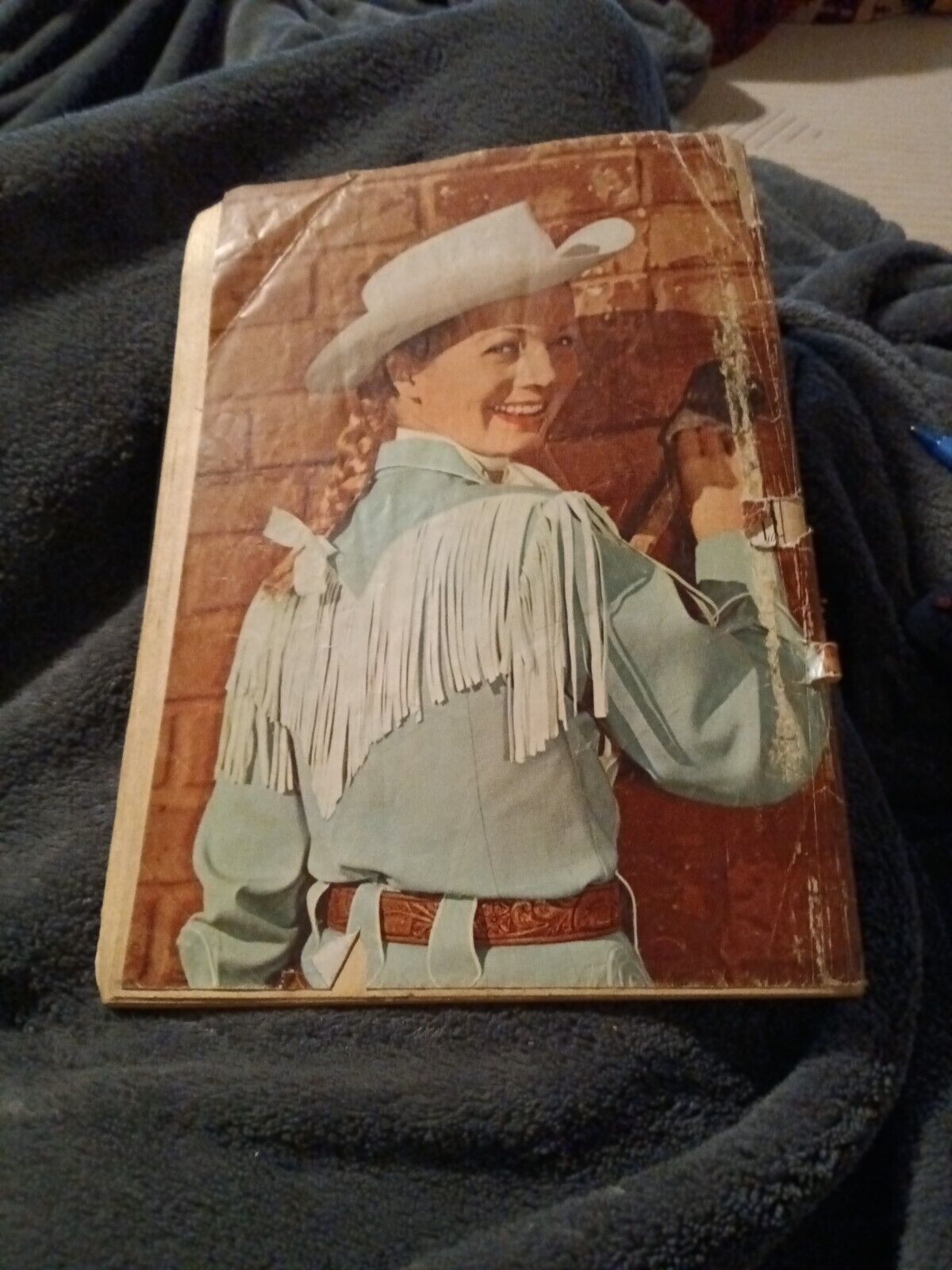 Annie Oakley and Tagg # 11 (Dell) DAN Spiegle Art - Gail Davis Photo ...