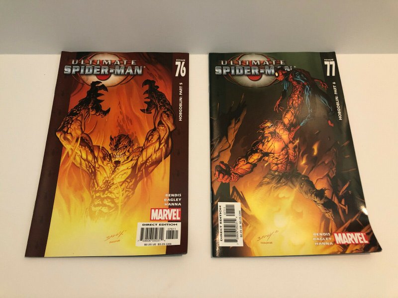 Ultimate SpiderMan #72-78 Hobgoblin Story Arc Lot Of 7 1st Ultimate ...