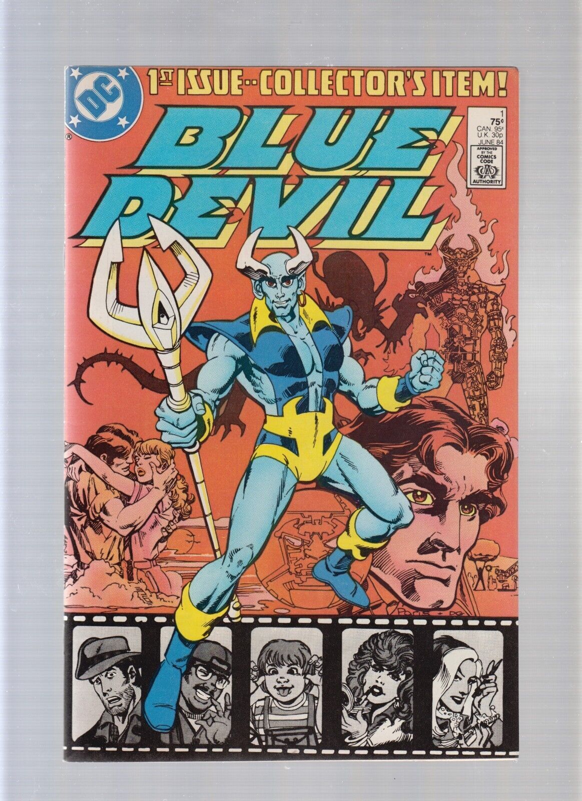 Blue Devil #1 - How To Trap A Devil! (9.0) 1984 | Comic Books - Copper ...