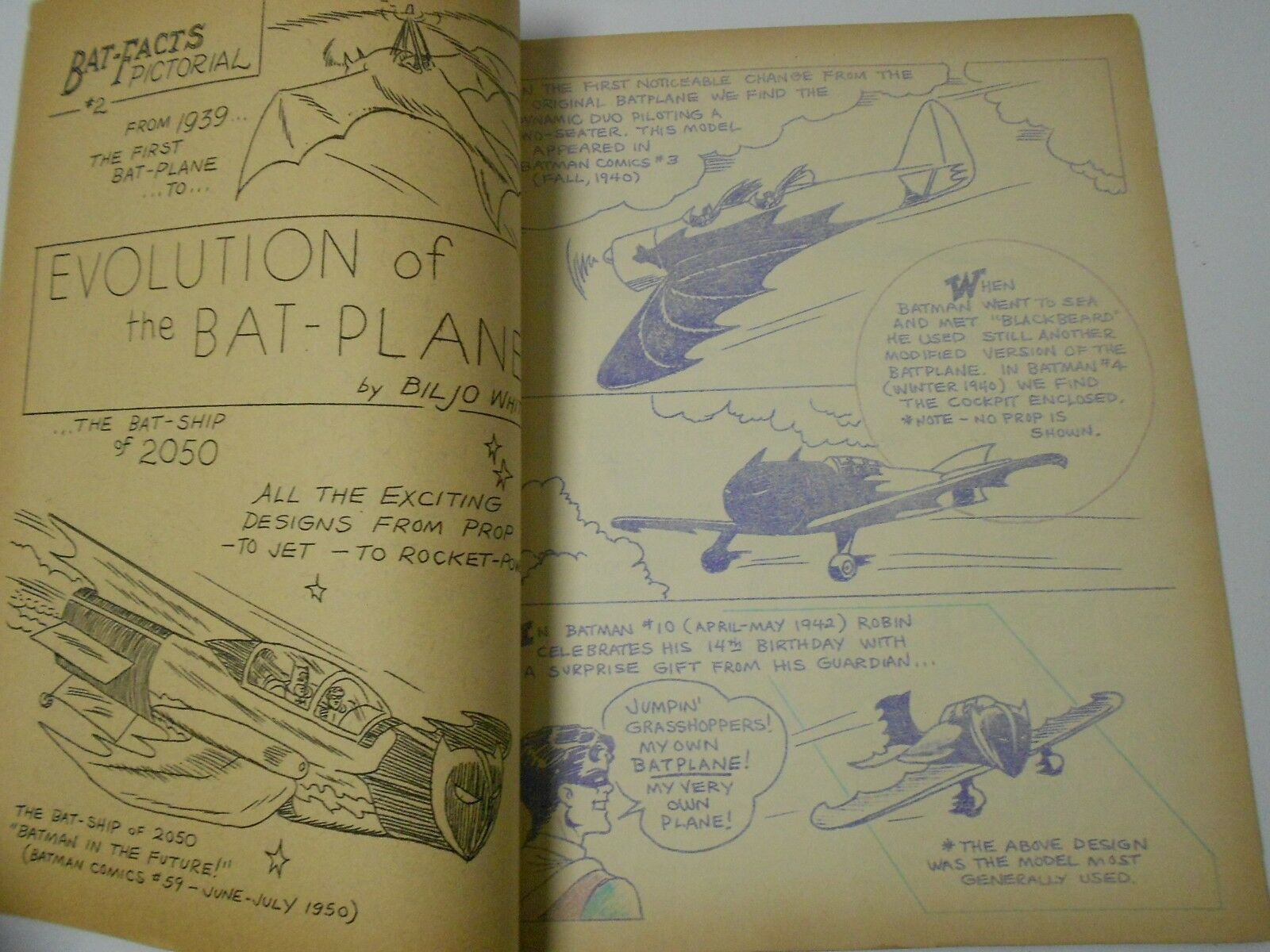 1965 BATMANIA #8 28 Pages Batman & Robin Fanzine ZINE White House of ...