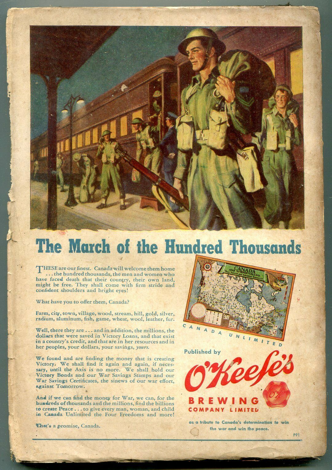 Adventure Pulp March 1944- Nazi cover- Zero Hour- Canadian edition G/VG ...