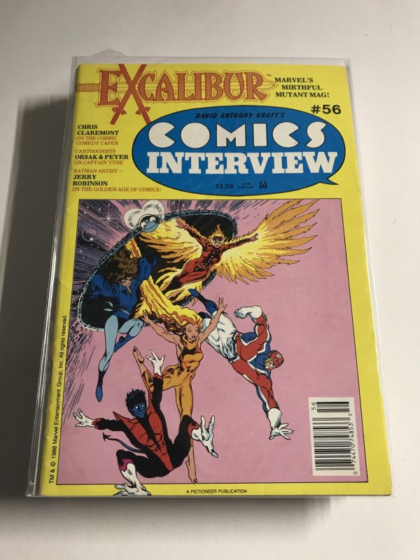 David Anthony Kraft's Comics Interview #56 FN5B15 Fine 6.0 FN | Comic Books - Modern Age / HipComic