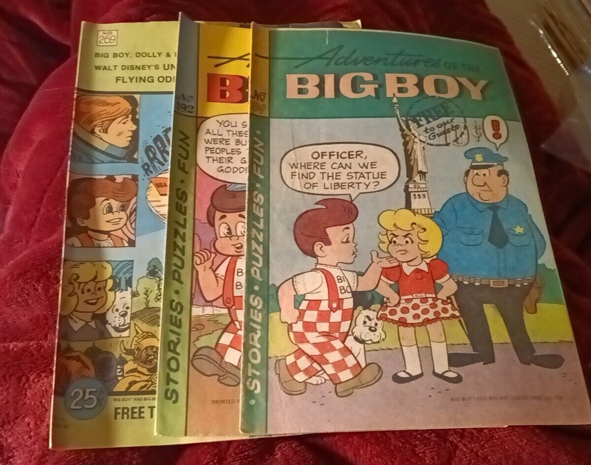 Adventures Of The Big Boy Comics 159 192 269 Bronze Age Lot Run Set ...