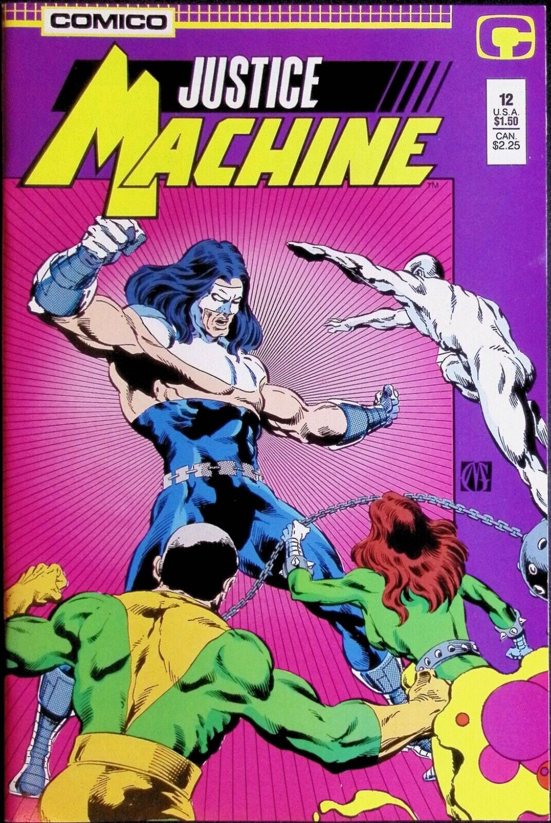JUSTICE MACHINE Comic 12 — Robert Ingersoll & Mike Gustovich — 1987 ...