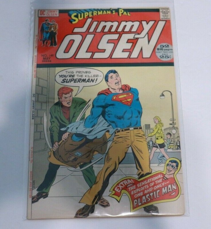 Superman's Pal Jimmy Olsen #149 Vintage 1972 DC Comics Plastic Man ...