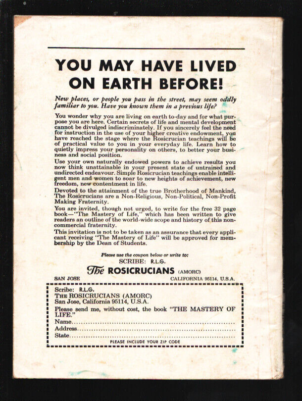 Fate 11/1970 Clark-UFO's-Mediums-Spooks-Mystic occult pulp thrills-VG ...