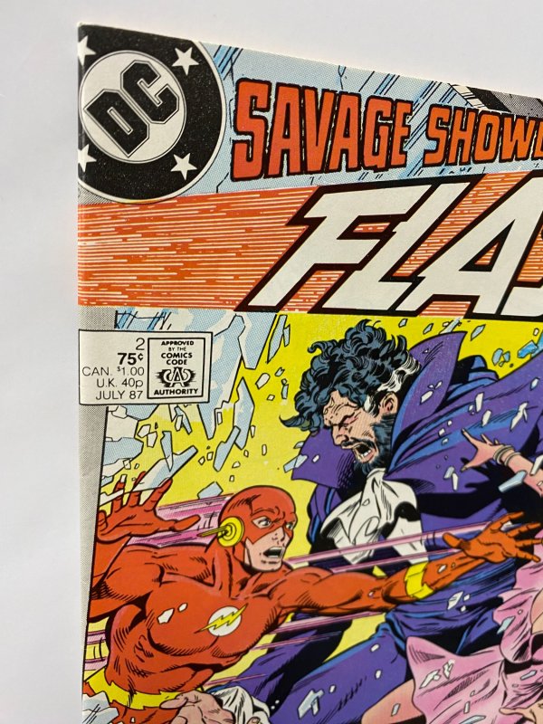 The Flash #2 (1987) VF Bill Loebs run Wally West | Comic Books - Copper ...