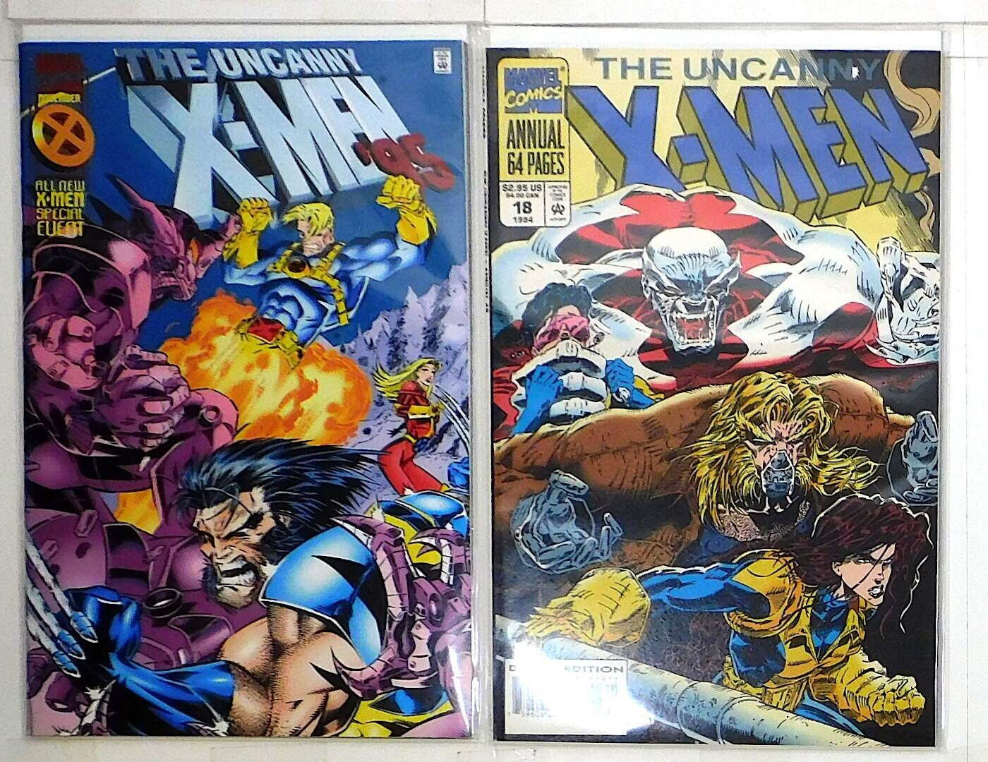 Uncanny X-Men Annual Lot of 2 #18, 1995 1994 Marvel Comics 1st Print ...