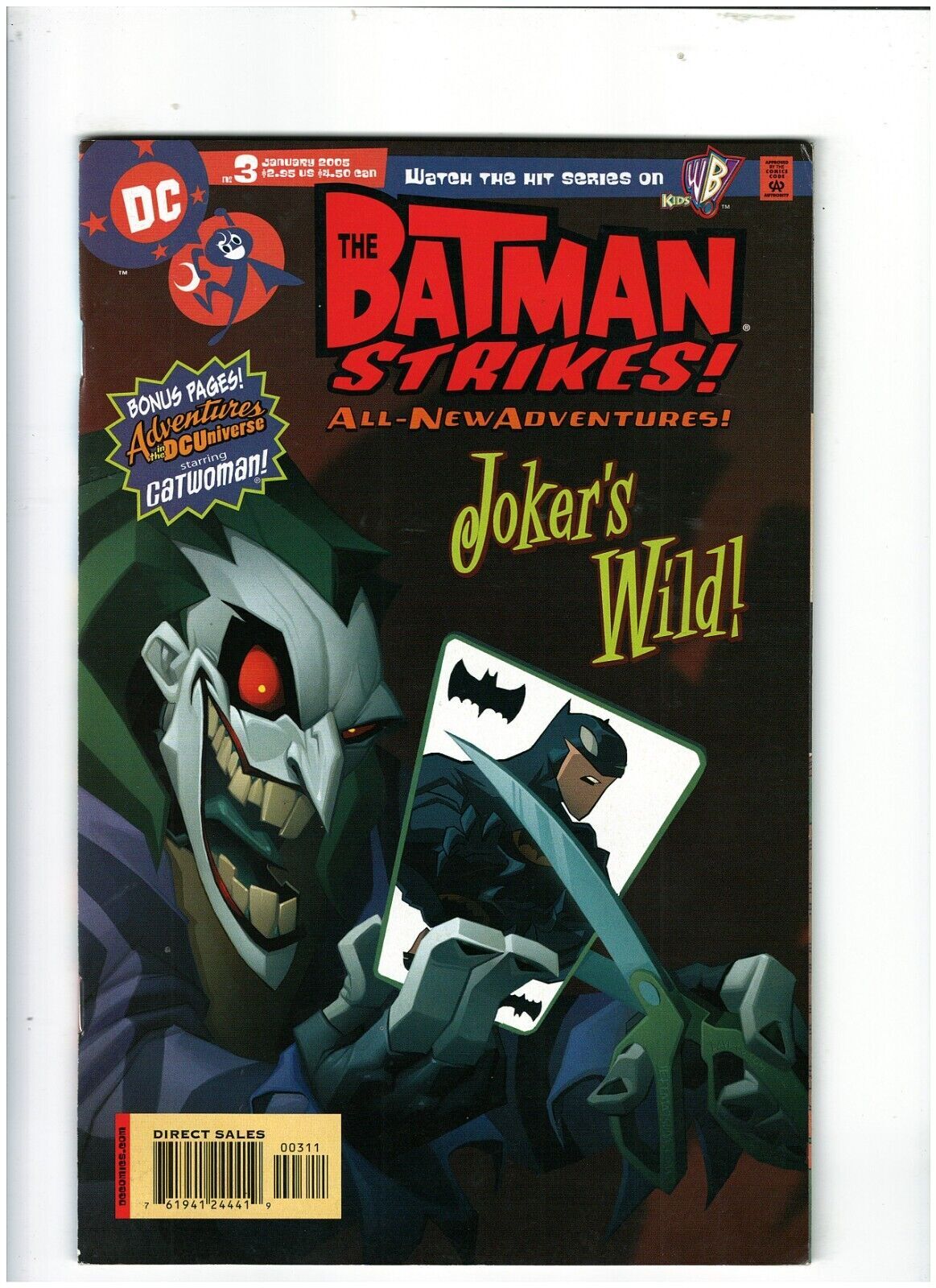 The Batman Strikes #3 DC Comics 2005 Joker, Catwoman Animated FN/VF 7.0 ...