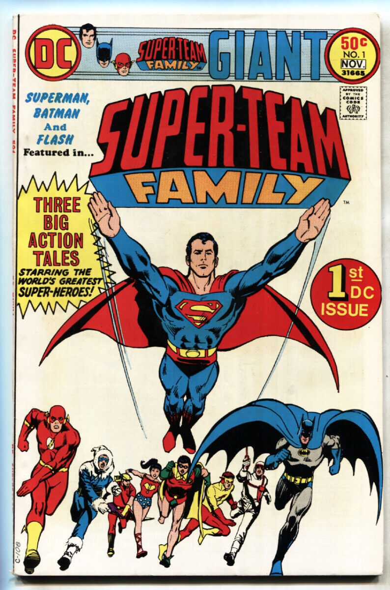 Super-Team Family #1--Neal Adams--Superman--Batman--1975--DC--1st issue ...