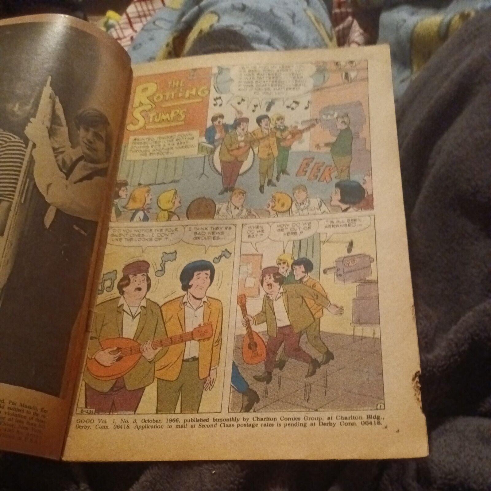 Go-Go #3 Charlton Comics October 1966 lovin' spoonful the Byrd's music ...