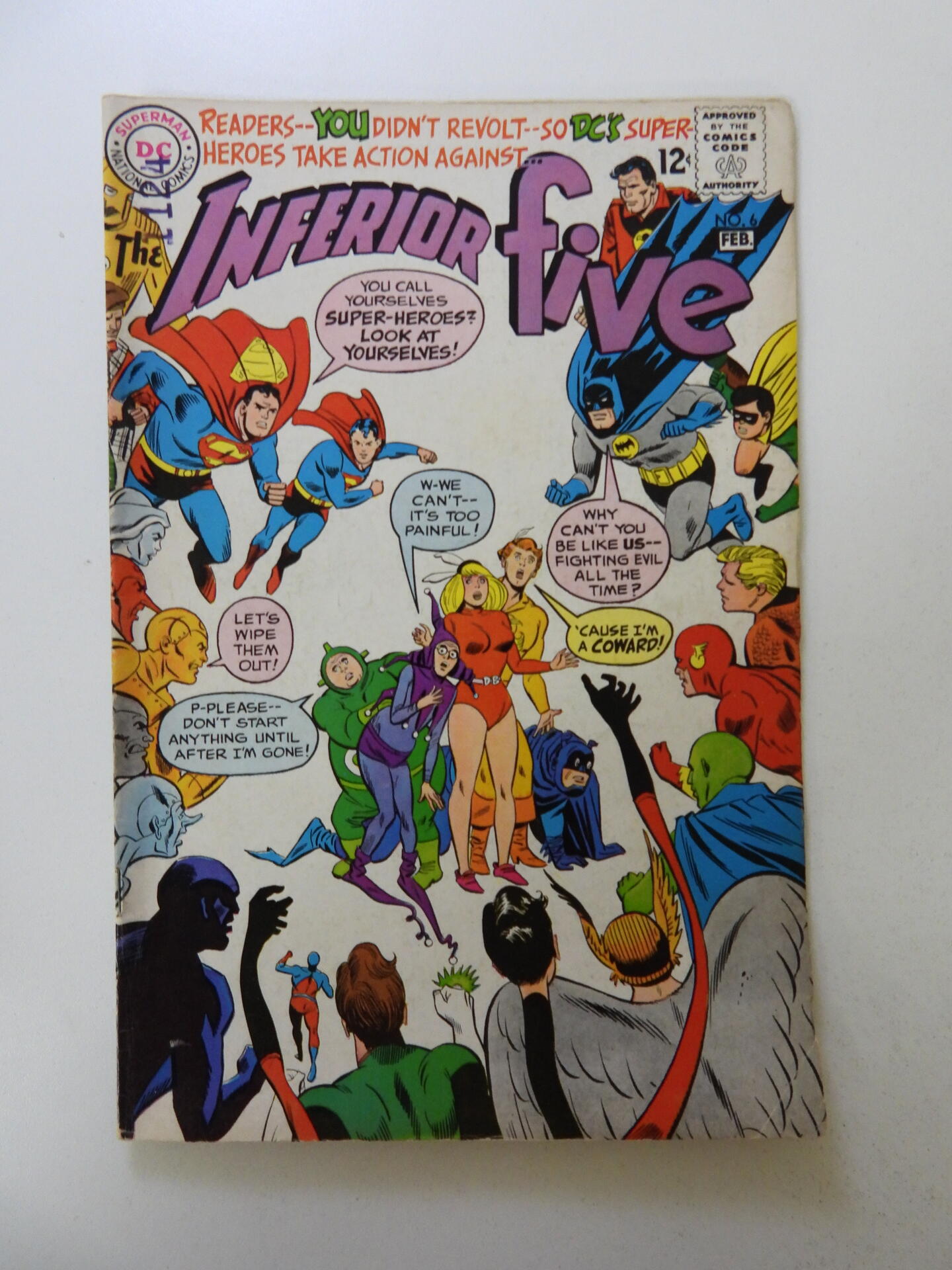 The Inferior Five #6 (1968) FN+ condition | Comic Books - Silver Age ...
