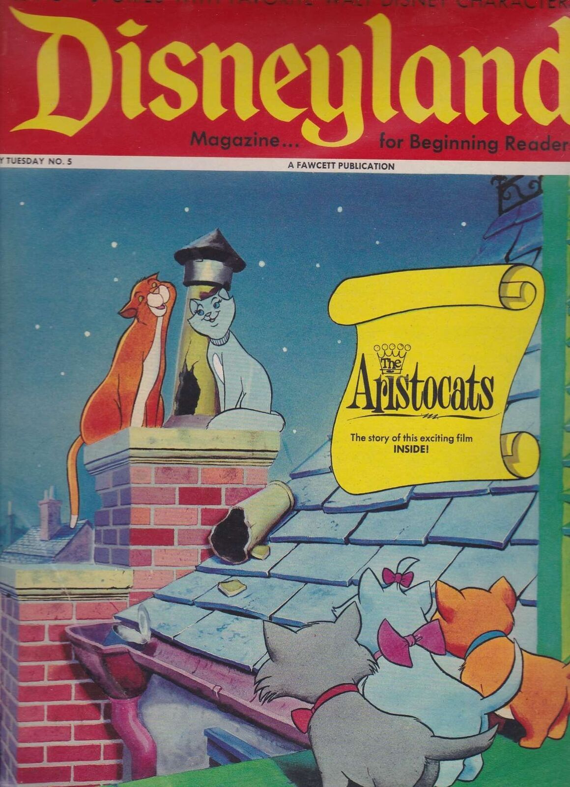 Disneyland Magazine (Fawcett) #5 VG; Fawcett | low grade - Aristocats ...