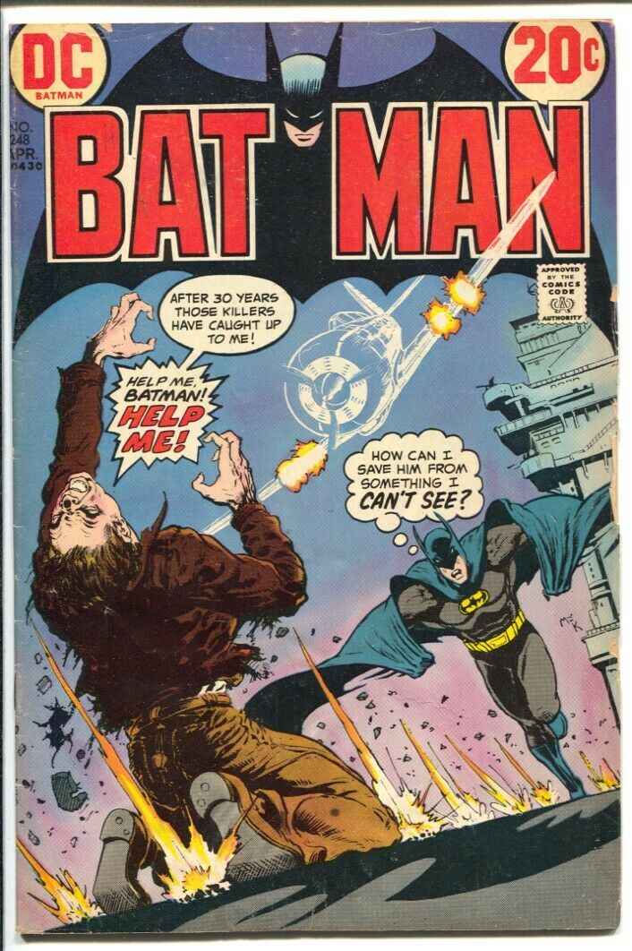 Batman #248 1973-DC-Mike Kaluta cover art-Dick Giordano art-G | Comic ...