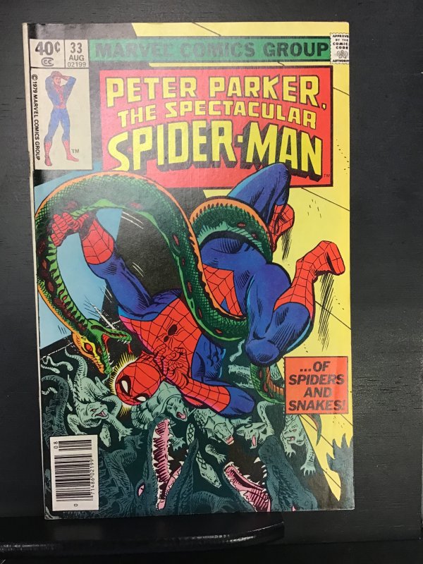 The Spectacular Spider-Man #33 Newsstand Edition (1979)nm | Comic Books ...