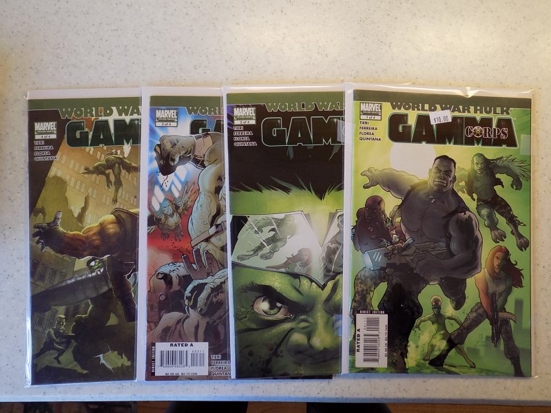 World WAR Hulk Gamma Corps # 1-4 Marvel Complete SET Vf-Nm | Full Runs ...
