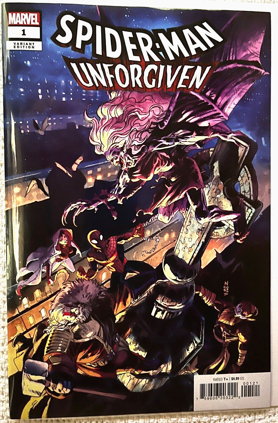 Marvel Spider-Man Unforgiven #1 3 Cover SET Kyle Hotz & NIC Klein ...
