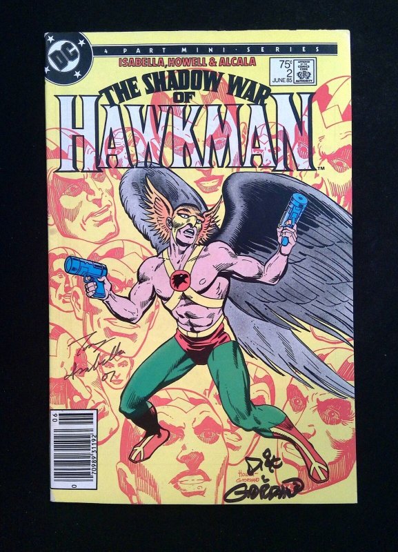 Shadow War Of Hawkman #2 DC 1985 VF+ NEWSSTAND SIGNED BY ISABELLA ...