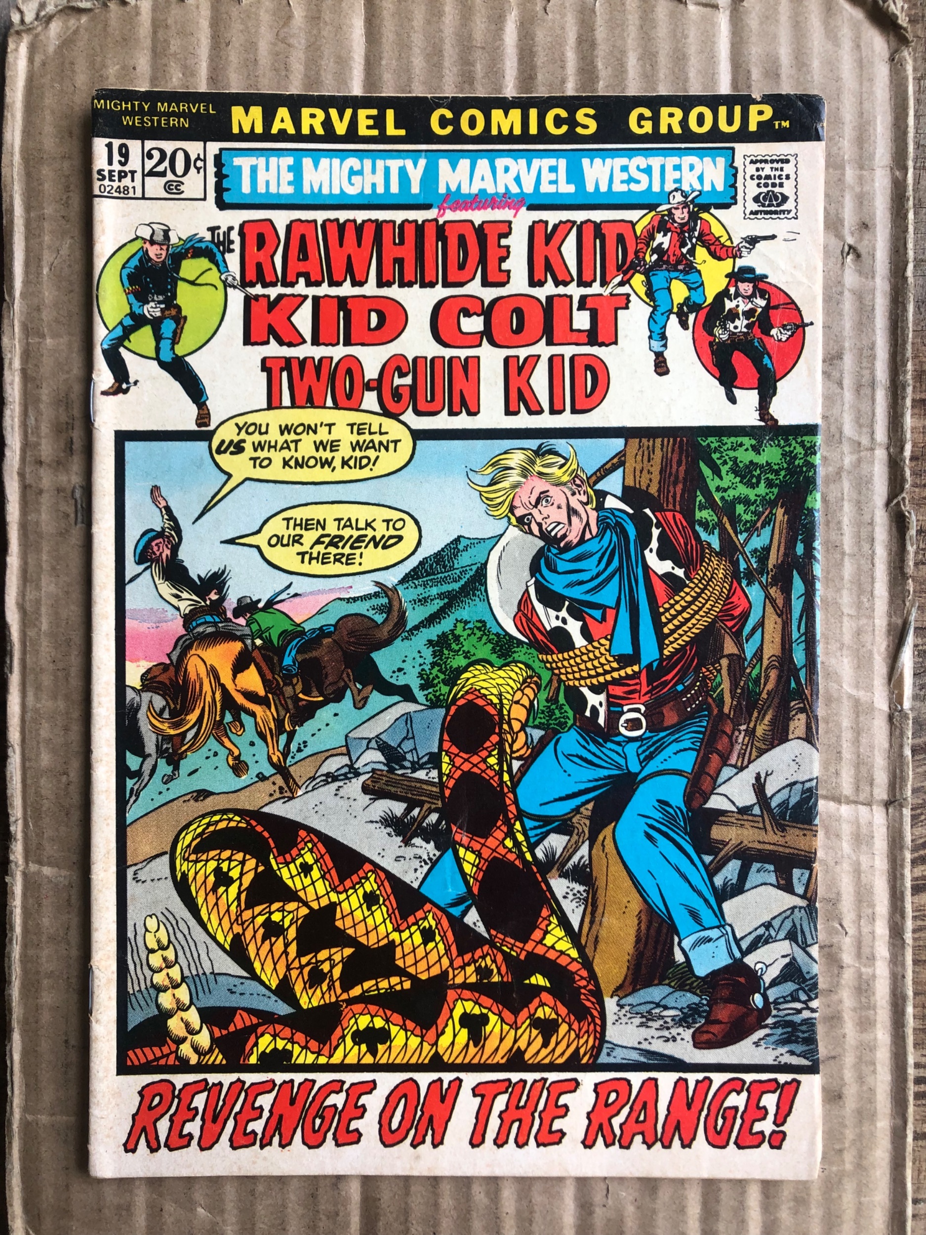 The Mighty Marvel Western #19 (1972) | Comic Books - Bronze Age, Marvel ...