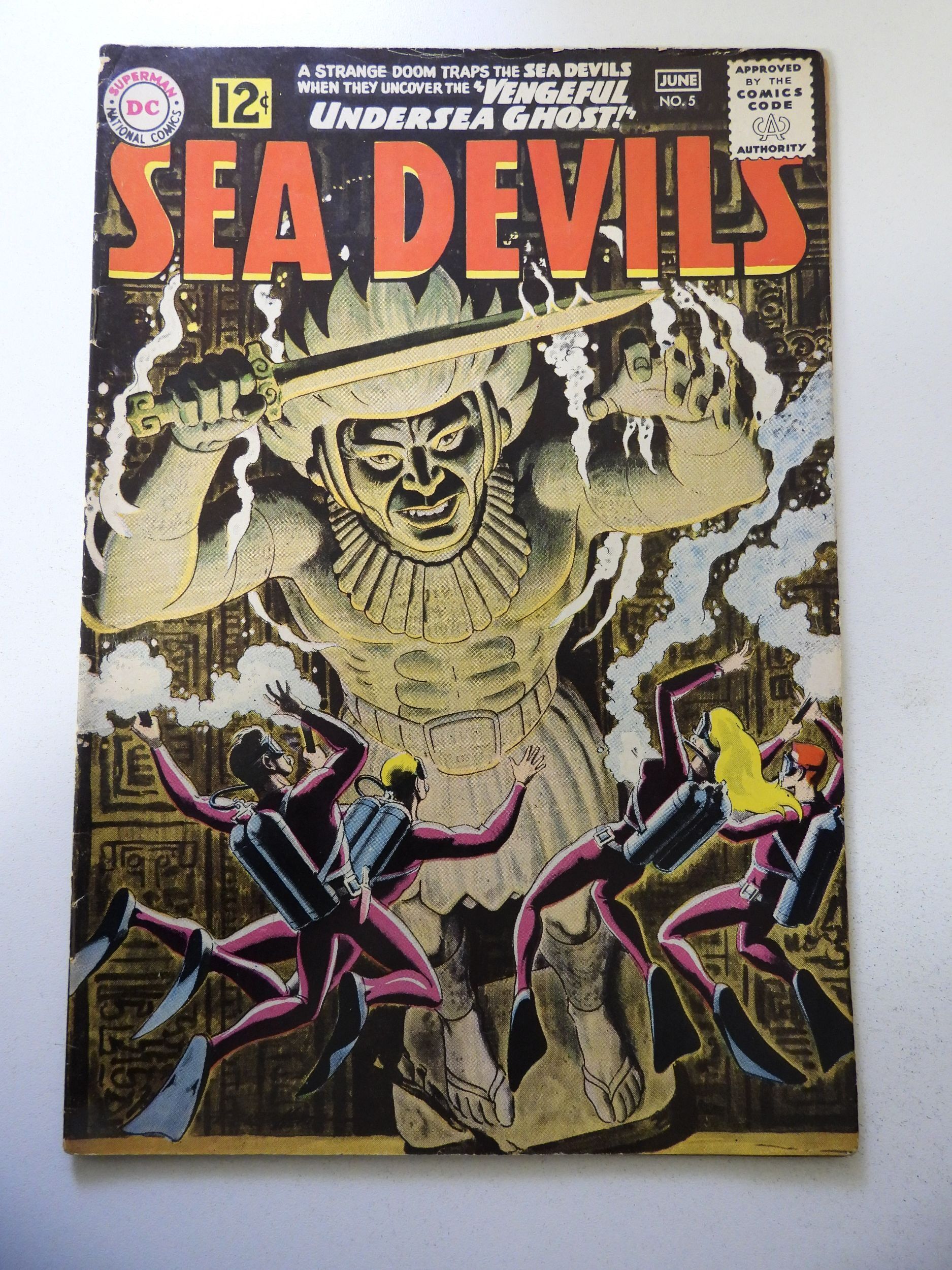 Sea Devils #5 (1962) FN- Condition | Comic Books - Silver Age, DC Comics, Sea Devils / HipComic